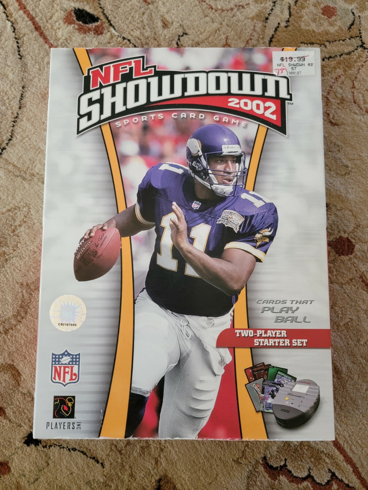NFL Showdown 2002 Sports Card Game Two Player Starter Set Box Opened ...
