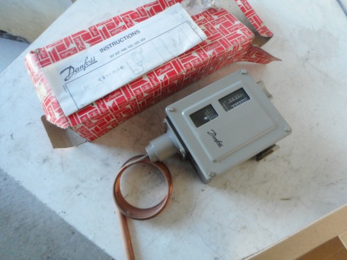 DANFOSS RT107 THERMOSTAT Range +70c... +150c 2mt Copper tube sensor ...