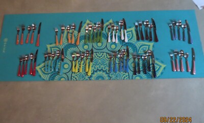 Fiestaware Swirl Vintage Silverware Flatware Stainless 5 Piece Choose a ...