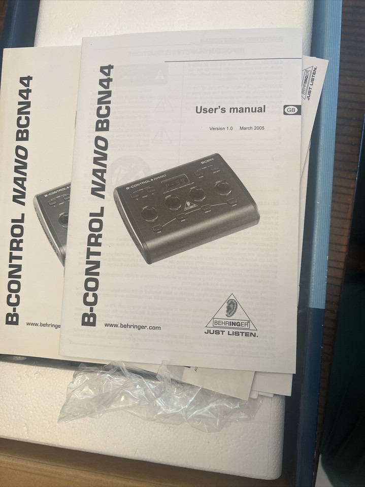 Behringer B-Control Nano BCN44 Rotary MIDI Controller Control Surface ...