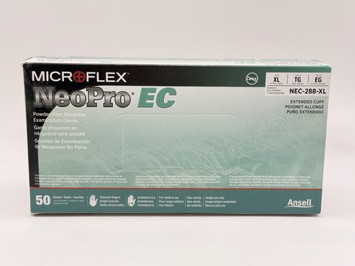 NEW Microflex Ansell NeoPro EC Disposable Neoprene Gloves NEC-288-XL ...