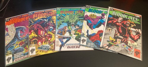 Set of *25* 1993 BLOODLINES ANNUALS! Batman•Superman•Flash•Superboy ...