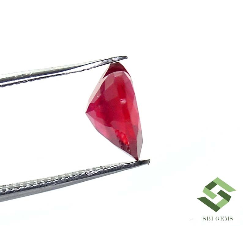 Natural Ruby Heart Shape Cut 9x9 mm 2.53 CTS Faceted Loose Gemstone GF ...