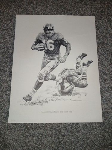 Robert Riger Football Prints Frank Gifford, Kyle Rote, Sam Huff-Shell ...