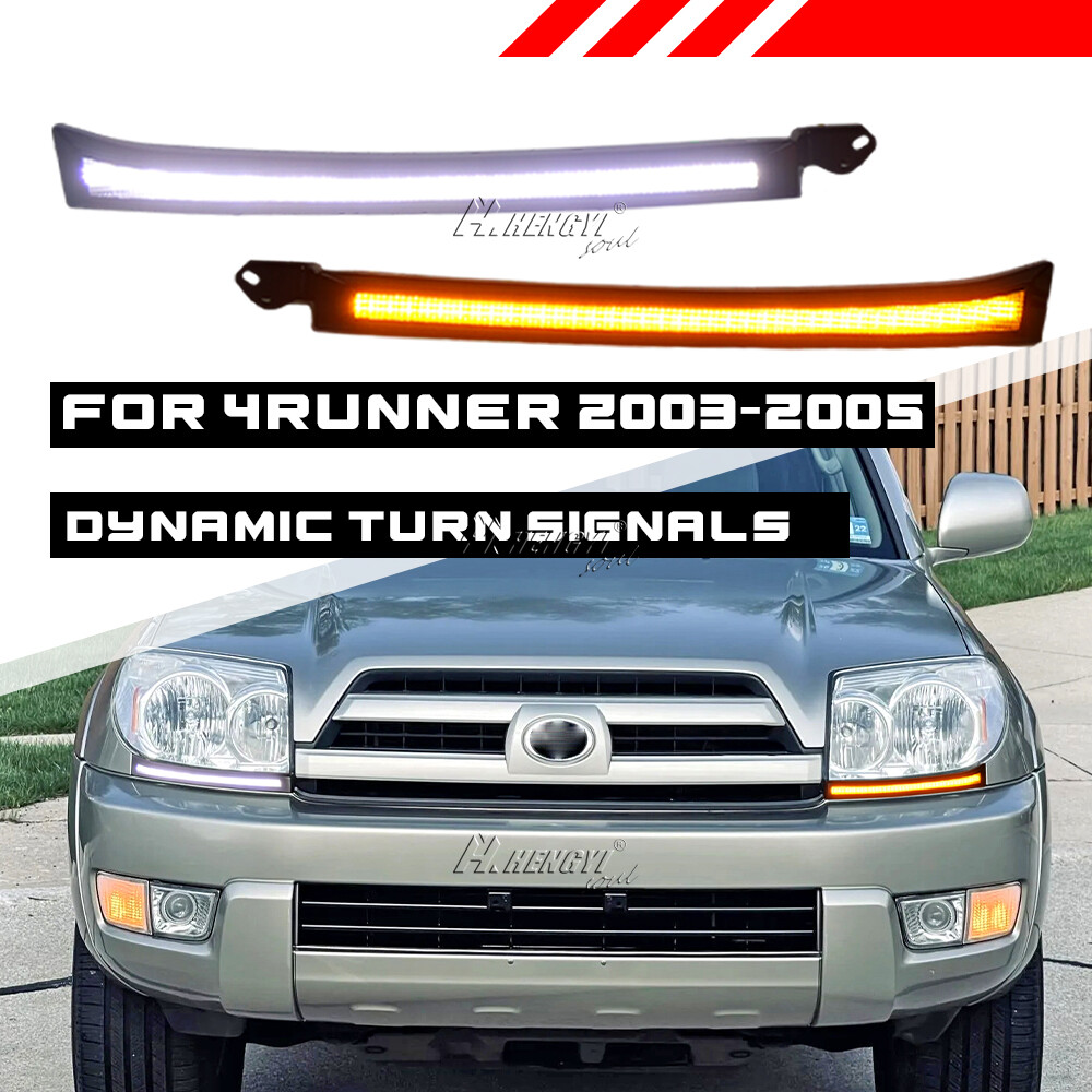 Front Headlight LED Daytime Running Light DRL For Toyota 4Runner 2003 ...
