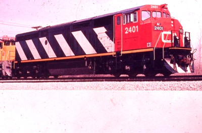 CN canadian national EMD 2401 dupe slide | eBay