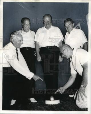 1975 Press Photo Father Charles Borgognoni at Pompey Hills Golf Course ...