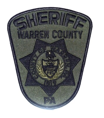 WARREN COUNTY – SWAT - PENNSYLVANIA PA Sheriff or Police Patch SUBDUED ...
