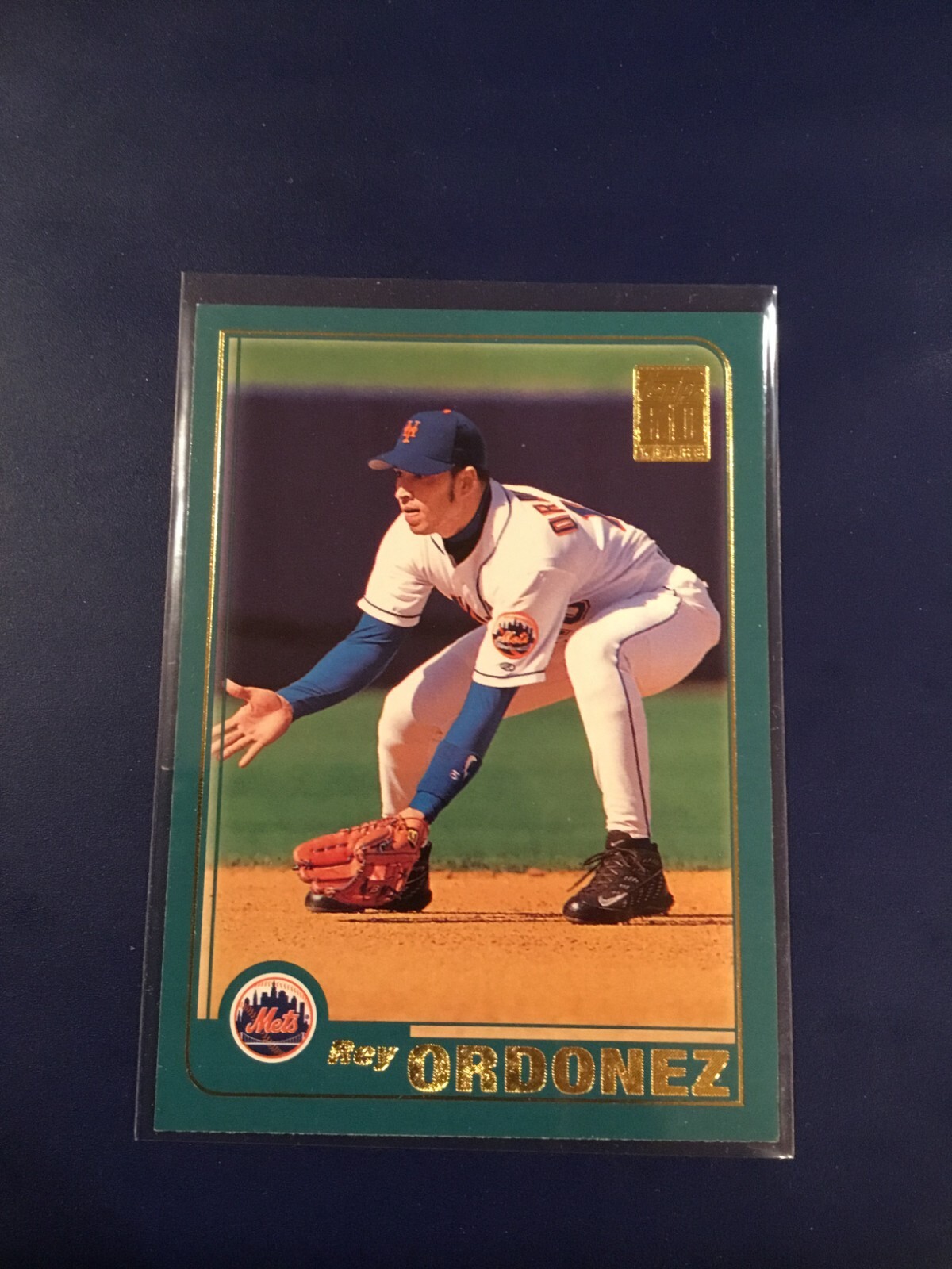 2001 Topps # 452 REY ORDONEZ New York Mets Nice Great Card Look ! | eBay