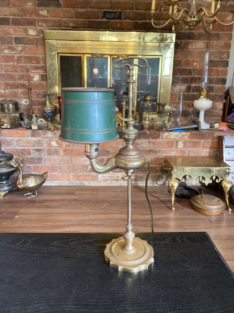Antique Student Oil Lamps Electric Table Lamp By Elektro Metall