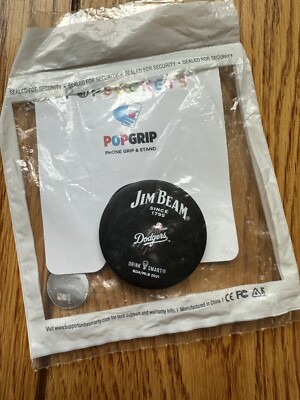 Authentic PopSocket Los Angeles Dodgers JIM BEAM Baseball MLB Phone ...