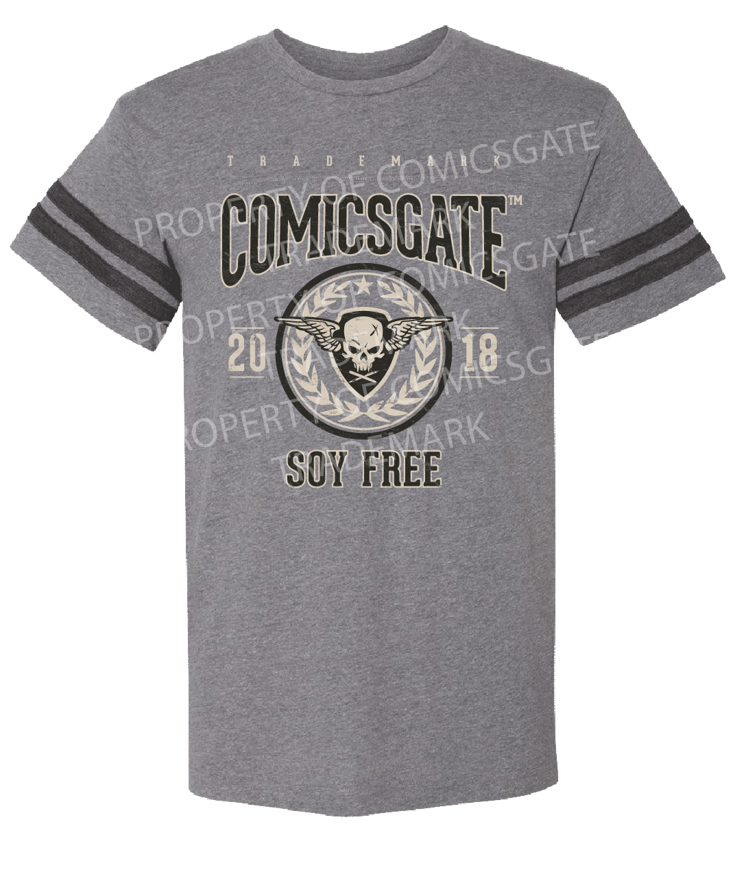 CYBERFROG MONDAY 50% off! ComicsGate Varsity Gray t-shirt! | eBay