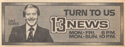 1978 WBKO BOWLING GREEN,KENTUCKY TV AD ~ DALE HARRIS NEWS REPORTER | eBay