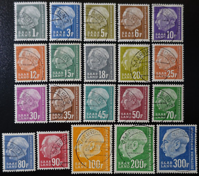 ALLEMAGNE - SARRE SAAR N°391/410 oblitéré CACHET à DATE | eBay