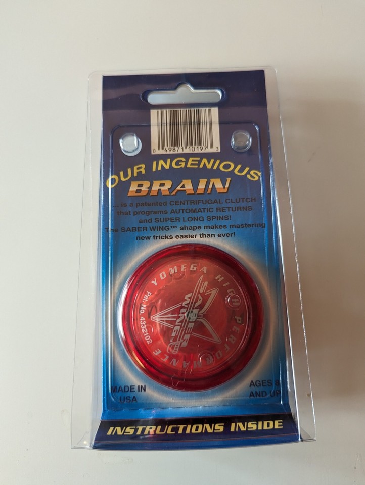 90s Yomega yo-yo Brain Saber Wing Sealed! Choice of colors! Red Blue Yellow | eBay