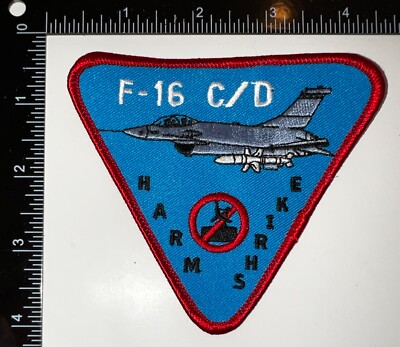 USAF F-16 C/D HARM SHRIKE Missile Patch | eBay