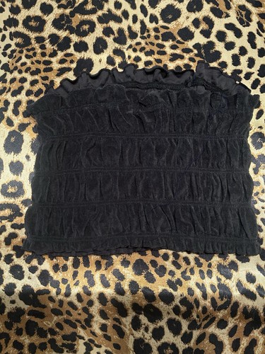 H&M Dark Grey Terry Cloth Tube Top | eBay