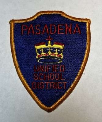 CALIFORNIA PASADENA UNIFIED SCHOOL DISTRICT PATCH LOS ANGELES COUNTY ...