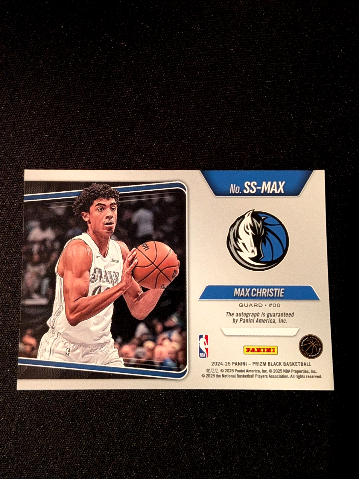 2024-25 Prizm Black Max Christie Sensational Signatures Auto #SS-MAX ...