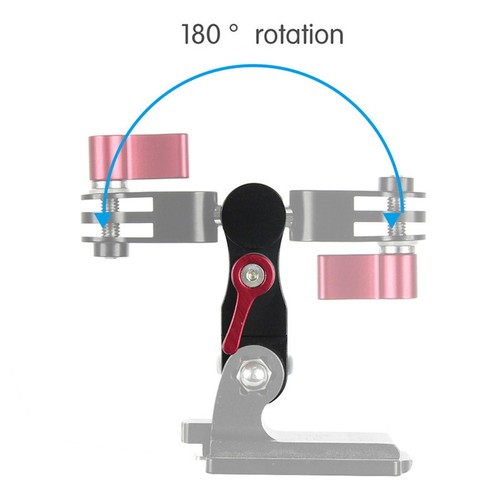 360°Aluminium Adapter Swivel Arm Mount Ball Joint Stand for GoPro Hero ...