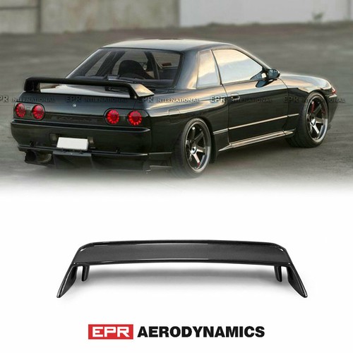 Carbon Glossy OE Kit Fit For Nissan Skyline R32 GTR Rear Spoiler Wing ...