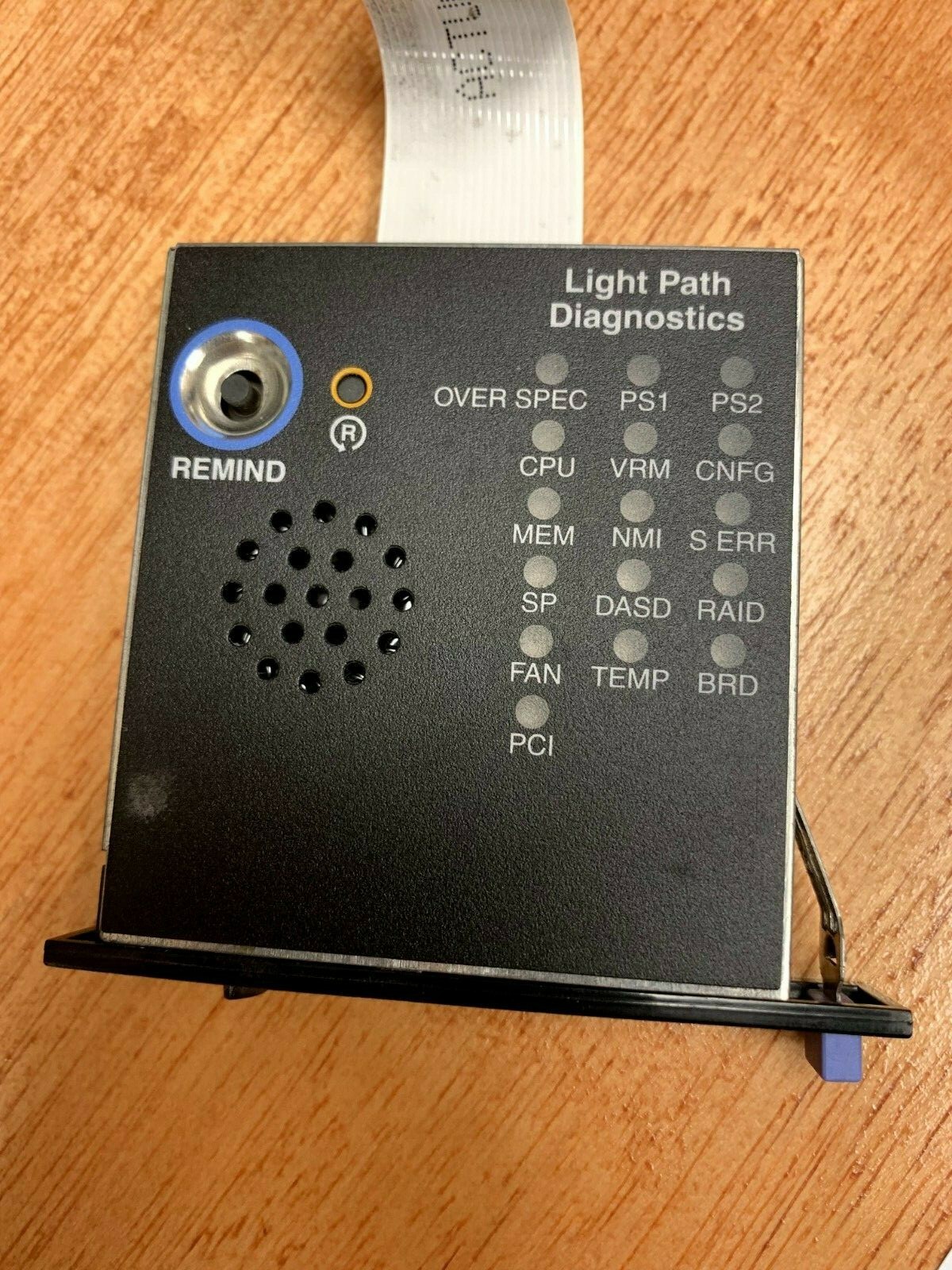 IBM Light Path Diagnostics Panel For X3550 - 43W0625 43W0010 w/cable ...