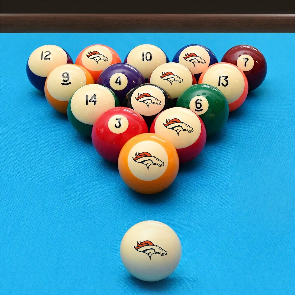NFL Licensed Retro Pool Ball Set with Numbers /32 TEAMS AVAILABLE | eBay