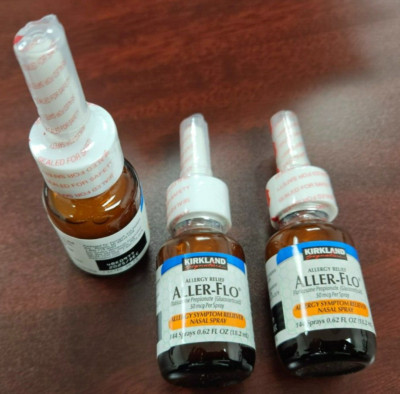 Kirkland Signature Aller-Flo 50 mcg Allergy Nasal 432 Metered Sprays ...