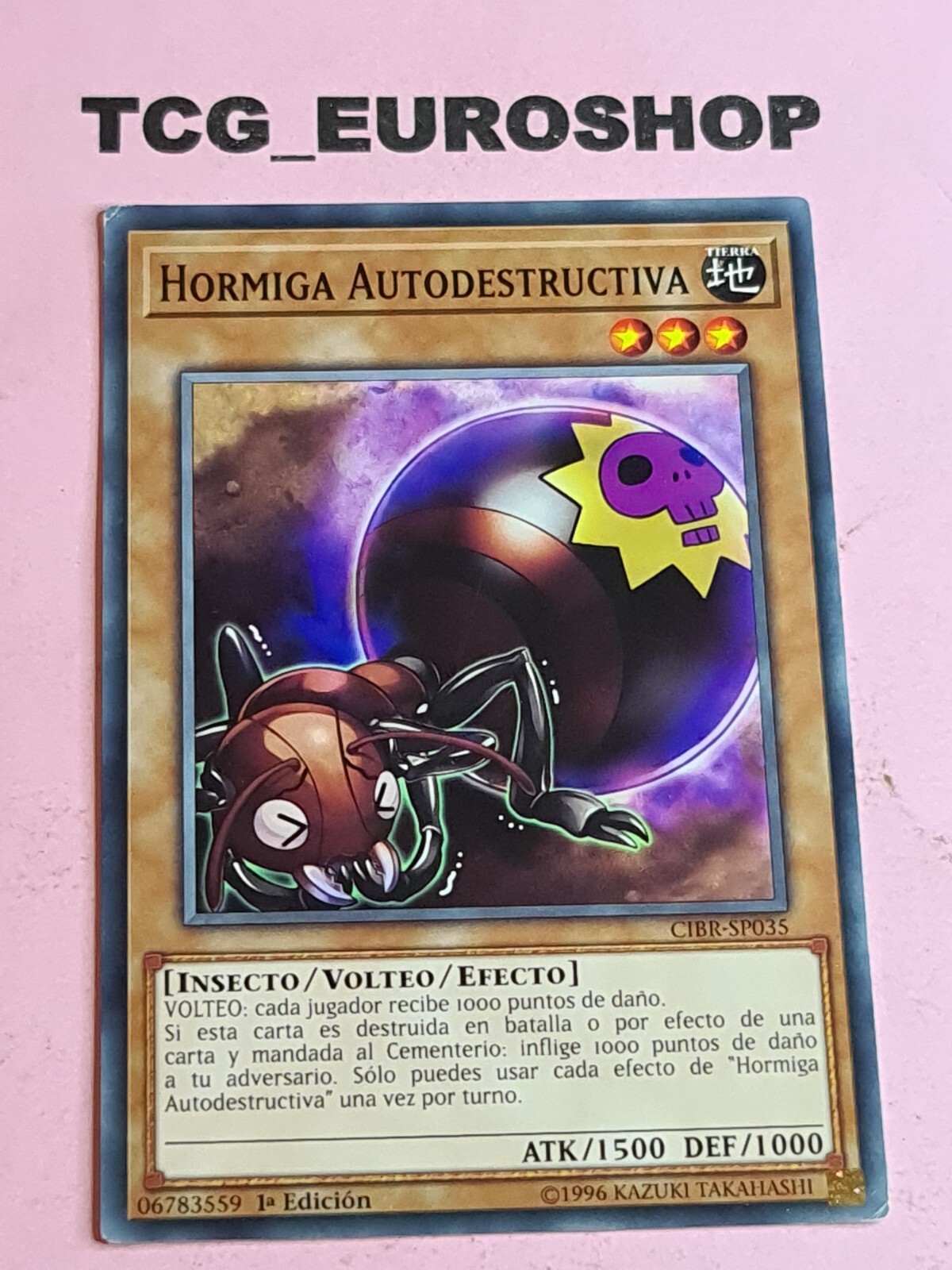 SELF-DESTRUCT ANT YUGIOH CIBR 2017 SPANISH COMMON EX #2614 | eBay