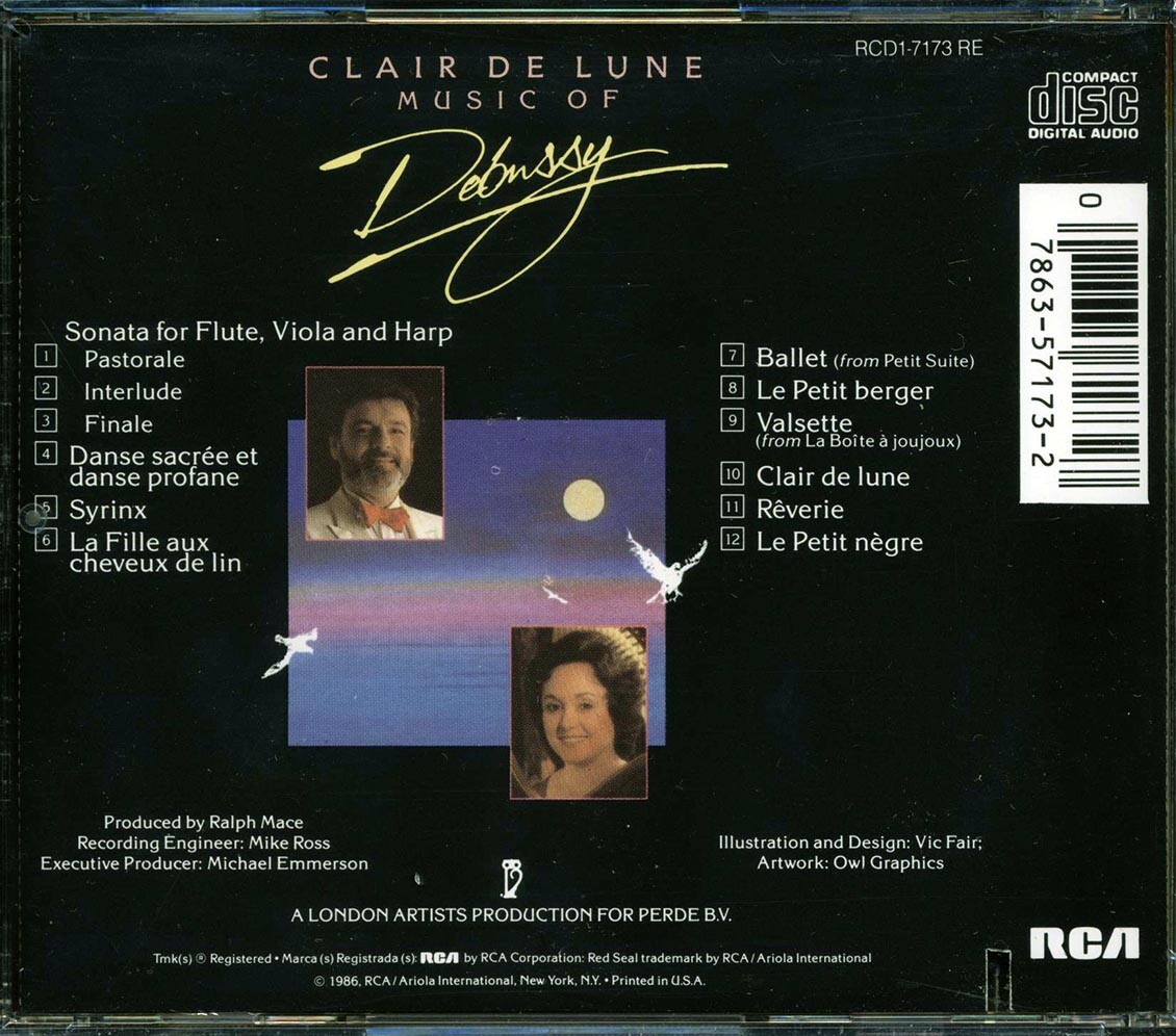Clair de Lune: Music of Debussy (CD, RCA) for sale online | eBay