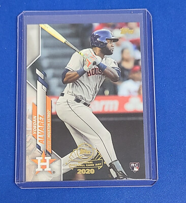 2020 Topps Update National Baseball Card Day Yordan Alvarez Rookie Card ...