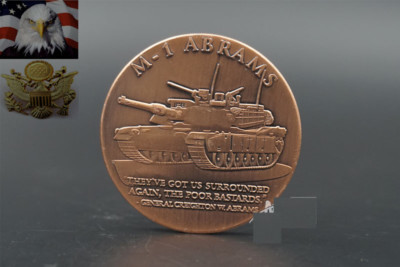 M-1 Abrams Main Battle Tank / US Army Military Challenge Coin | eBay