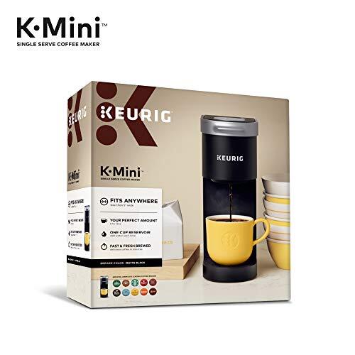 Keurig K-Mini Single Serve Coffee Maker,Black TRAVEL MUG FRIENDLY FITS ...