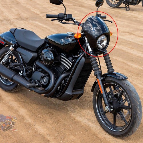 Front Headlight Fairing Cover Cowl for Harley V ROD Dyna FX Sportster ...