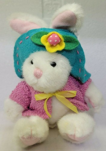 Russ Berrie LIL SUNSHINE EASTER SPRING BUNNY Pink Sweater 6" Plush ...