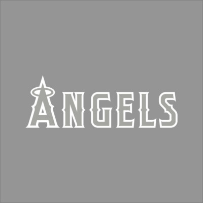 Anaheim Angels #7 MLB Team Logo 1 Color Vinyl Decal Sticker Car Window ...
