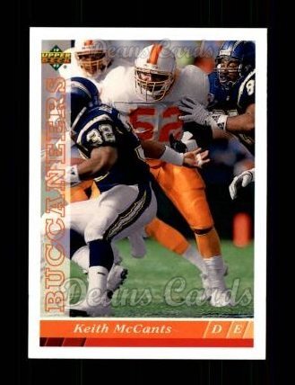 1993 Upper Deck #386 Keith McCants Buccaneers Alabama 8 - NM/MT | eBay