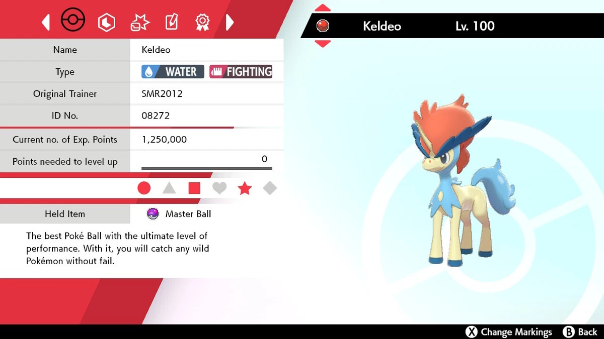 Shiny Keldeo Resolution Form