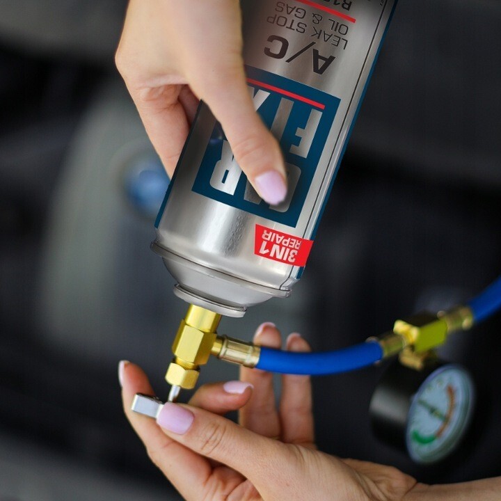 Car Aircon Air Con Air Conditioning Top up Recharge Refill Gas R1234YF ...