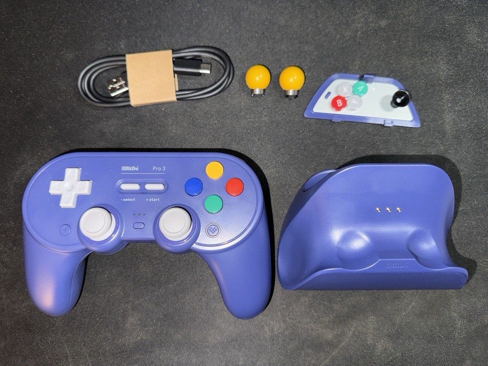 8BitDo Pro 3 Bluetooth Gamepad - Purple | eBay
