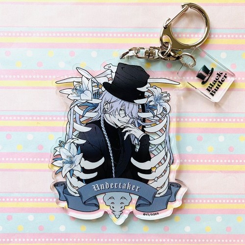 Black Butler Label Trading Acrylic Keychain Rich Black Used | eBay