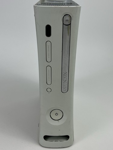 Xbox 360 Microsoft RROD Red Ring of Death White Console Only FOR PARTS ...
