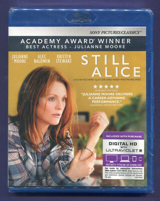 Still Alice Julianne Moore Alec Baldwin Kristen Stewart Bluray DVD New ...