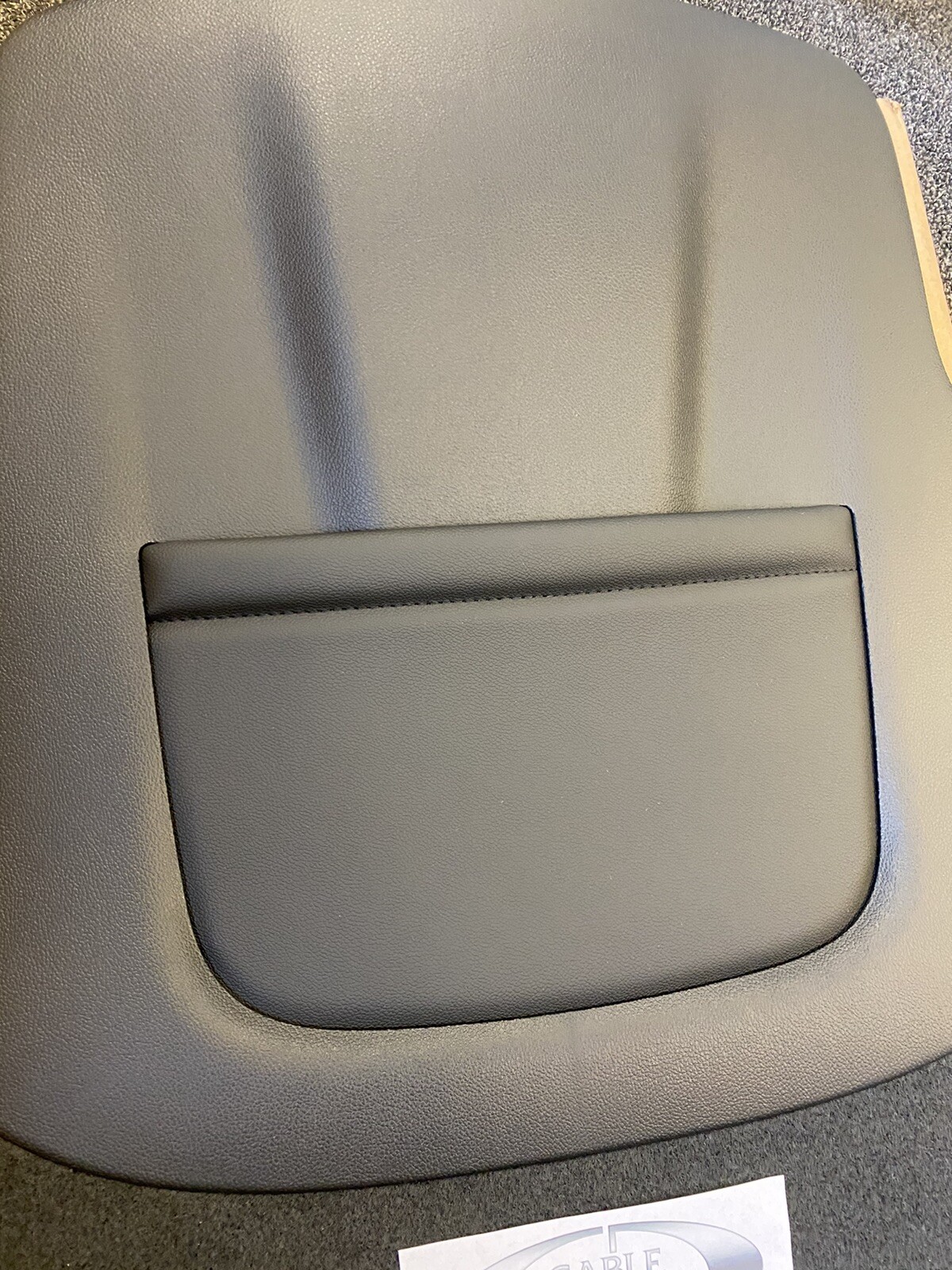 SILVERADO SIERRA TAHOE YUKON DRIVERS SEAT Black BACK PANEL 2015-2018 ...