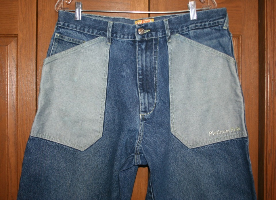VTG Men's FAT ALBERT Denim Jeans 36x31 ACTUAL 36x31 PLATINUM FUBU | eBay
