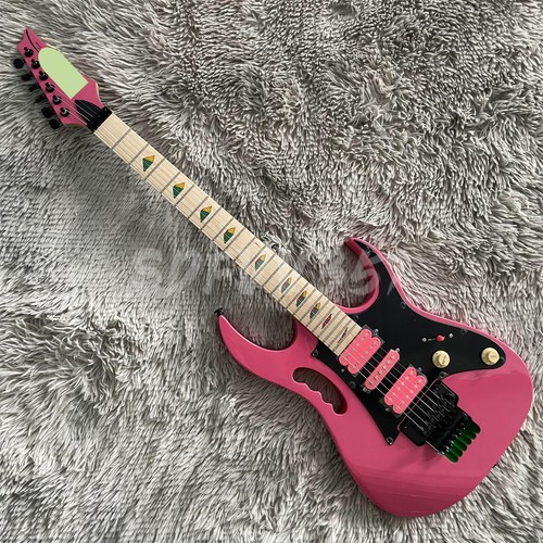 Factory Pink Electric Guitar HSH Pickups Floyd Rose Bridge Maple Neck ...