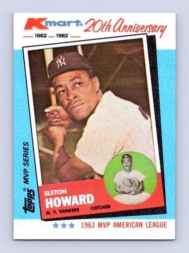 1982 Topps Kmart 20th Anniversary #3 Elston Howard New York Yankees | eBay