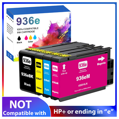 936 CYBM Color INK Cartridge Compatible For HP OfficeJet Pro 9110b ...