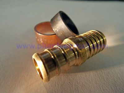 1/2 Inch Pex to Polybutylene Transition Coupling - Lead Free - With ...