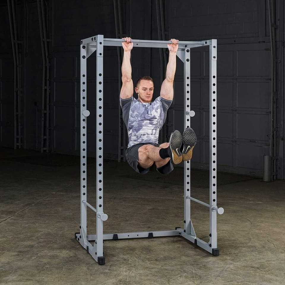 Powerline by Body-Solid Adjustable Power Rack for Weightlifting and ...